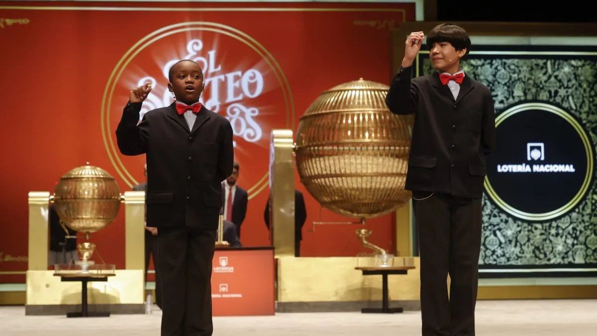 23112, primer quinto premio del sorteo de la Lotería de Navidad 2025