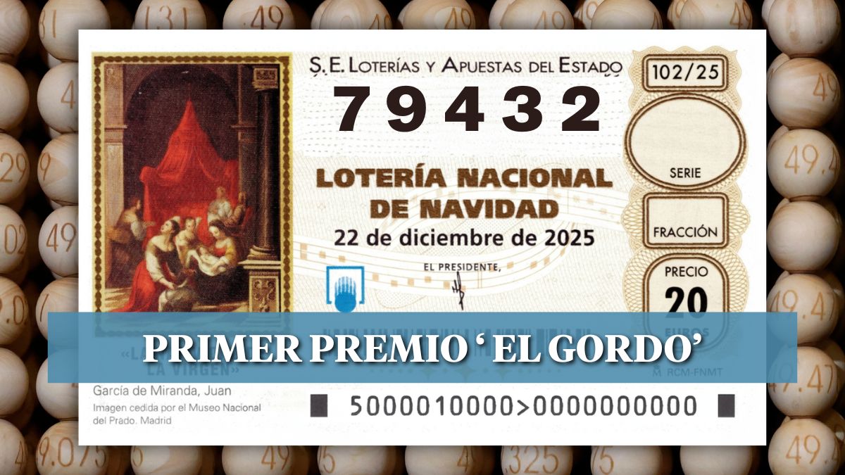 79432: el Gordo de la Lotería de Navidad 2025